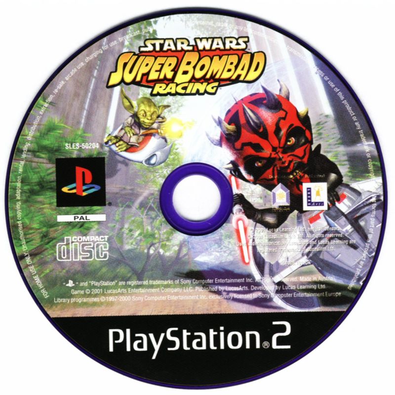 Star Wars: Super Bombad Racing cover or packaging material - MobyGames