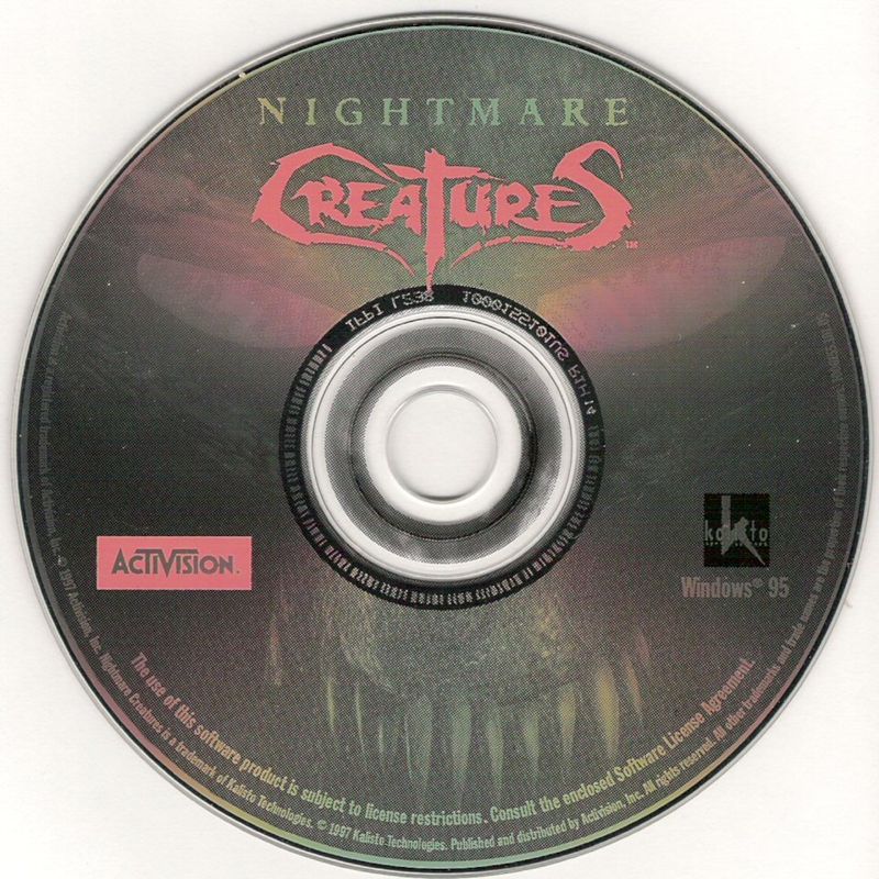 Nightmare Creatures cover or packaging material - MobyGames