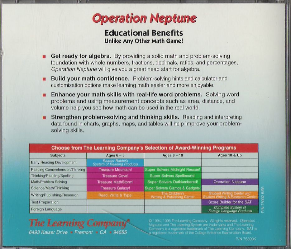 Operation Neptune cover or packaging material - MobyGames
