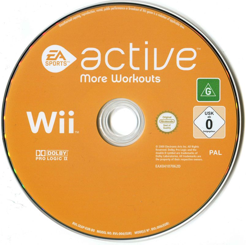 EA Sports Active: More Workouts cover or packaging material - MobyGames