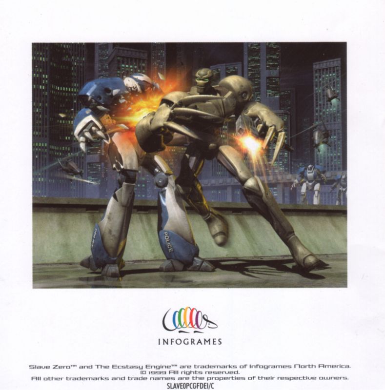 Slave Zero cover or packaging material - MobyGames