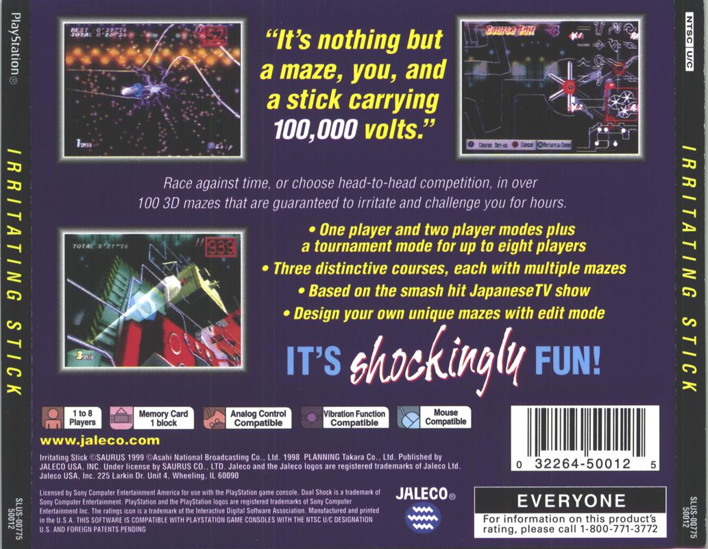 Irritating Stick cover or packaging material - MobyGames