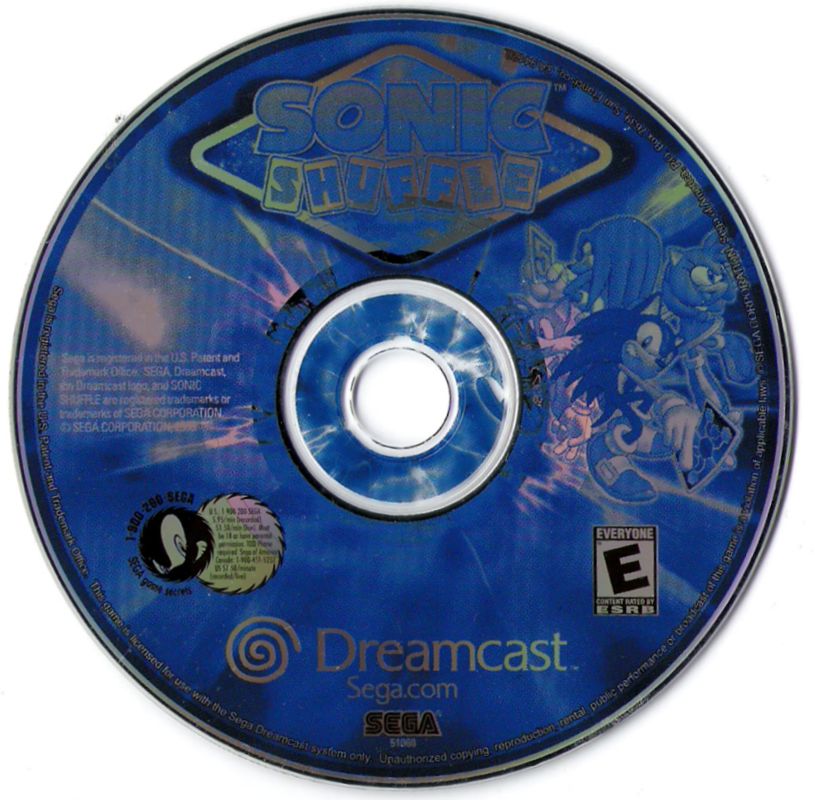 Sonic Shuffle cover or packaging material - MobyGames