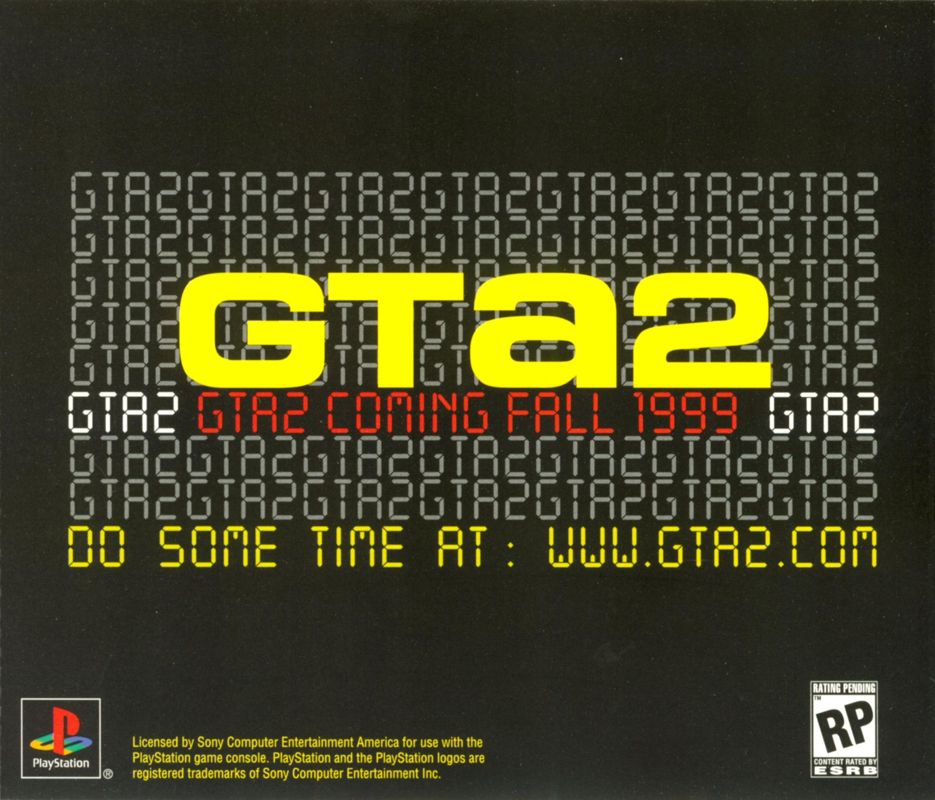 Grand Theft Auto: Director's Cut cover or packaging material - MobyGames