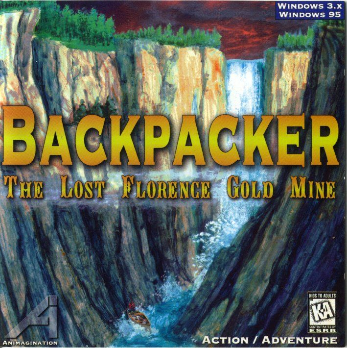 Backpacker: The Lost Florence Gold Mine cover or packaging material ...