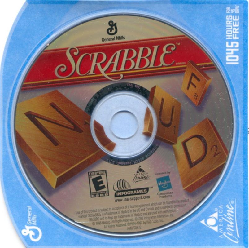 Scrabble: CD-ROM Crossword Game cover or packaging material - MobyGames