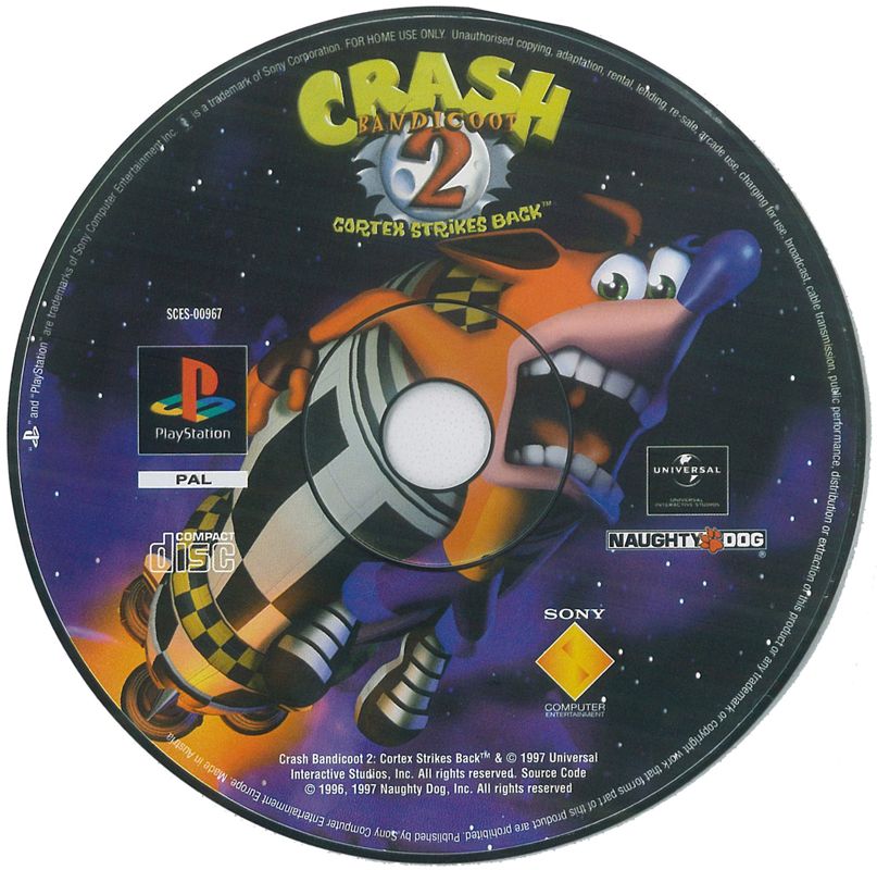 Crash Bandicoot 2: Cortex Strikes Back cover or packaging material ...