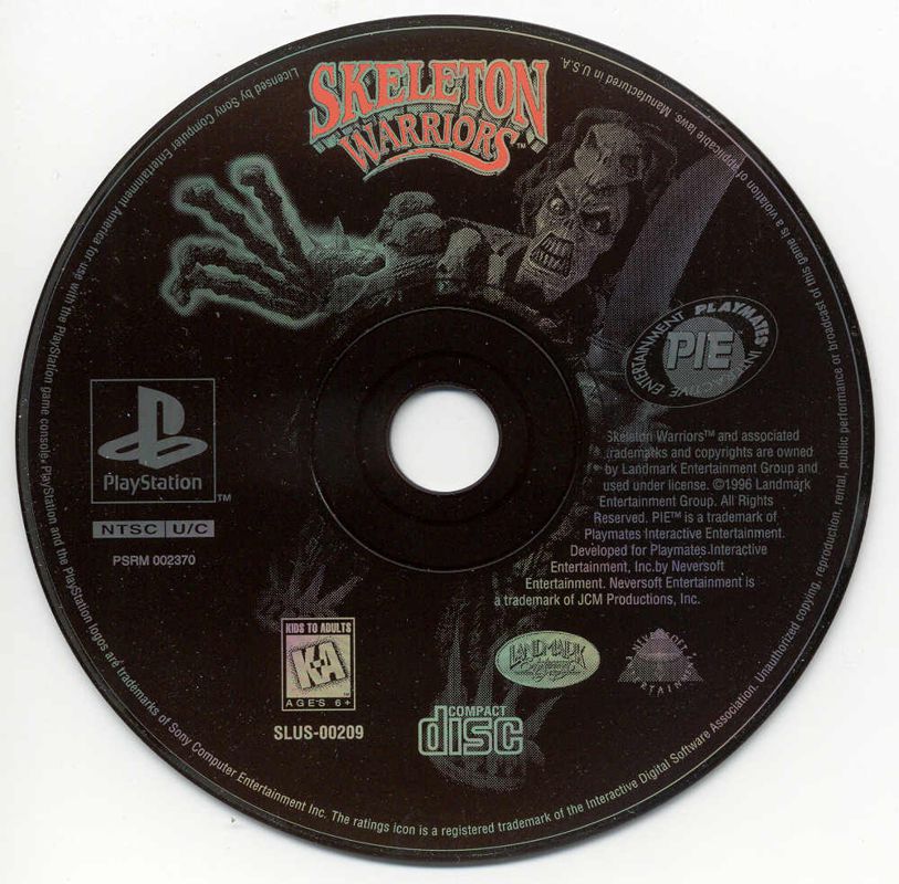 Skeleton Warriors cover or packaging material - MobyGames