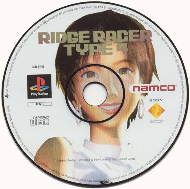 R4: Ridge Racer Type 4 cover or packaging material - MobyGames