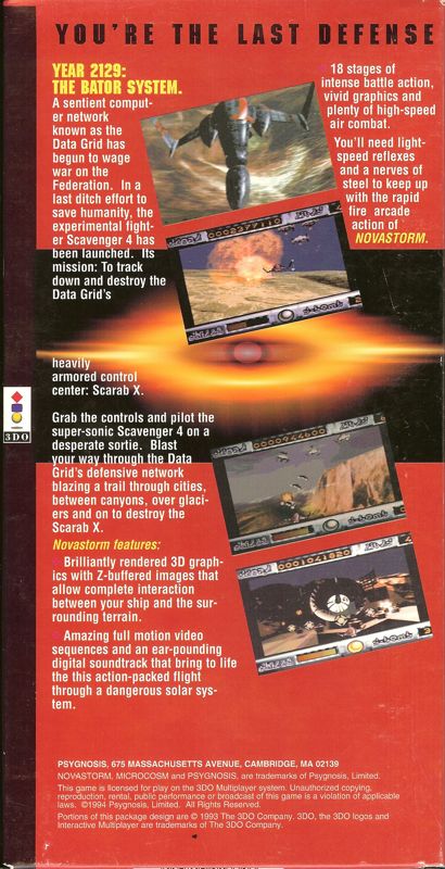 Novastorm cover or packaging material - MobyGames