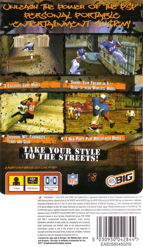 NFL Street 2 cover or packaging material - MobyGames