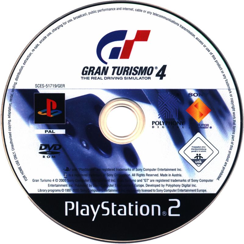 Gran Turismo 4 cover or packaging material - MobyGames