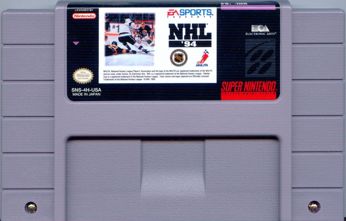 NHL '94 cover or packaging material - MobyGames