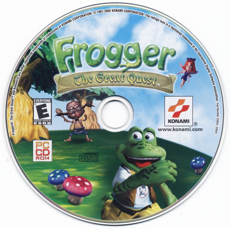 Frogger: The Great Quest cover or packaging material - MobyGames