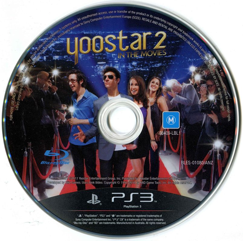 Yoostar 2: In the Movies cover or packaging material - MobyGames