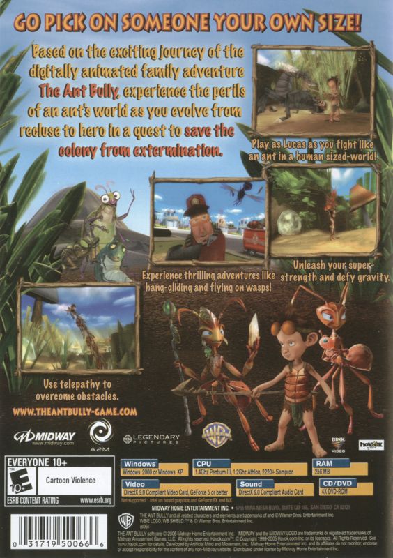 The Ant Bully cover or packaging material - MobyGames