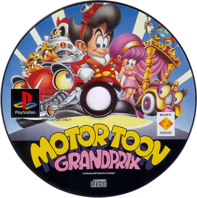 Motor Toon Grand Prix cover or packaging material - MobyGames