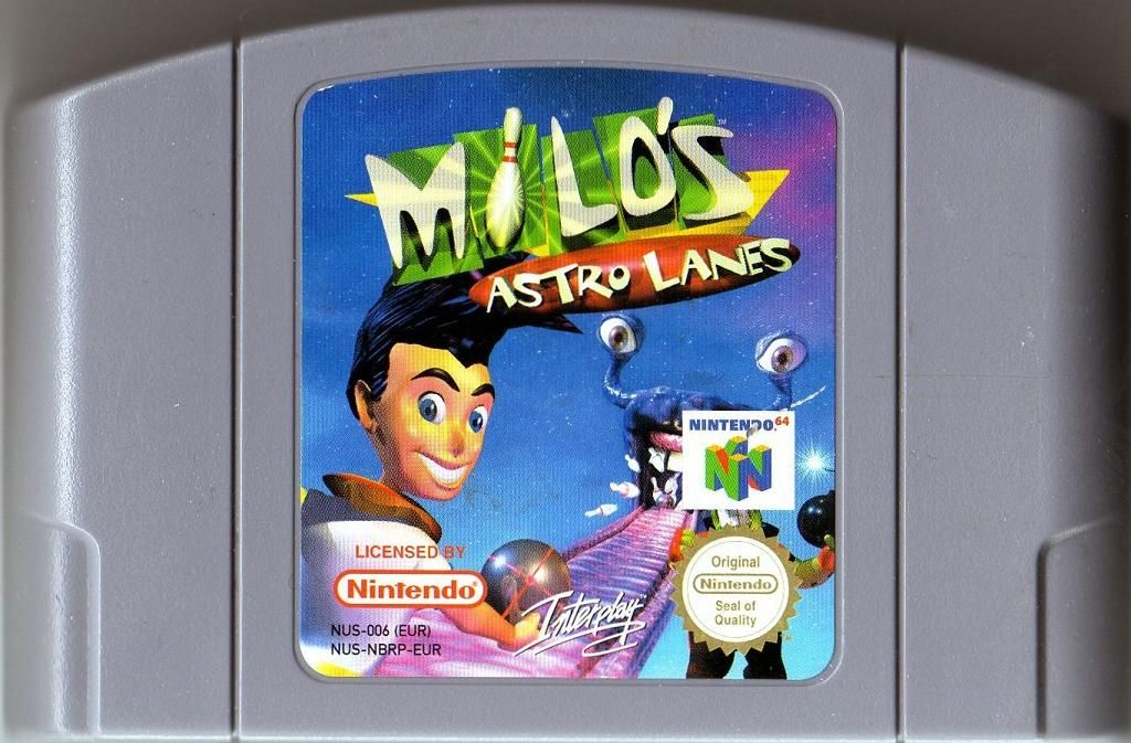 Milo's Astro Lanes cover or packaging material - MobyGames