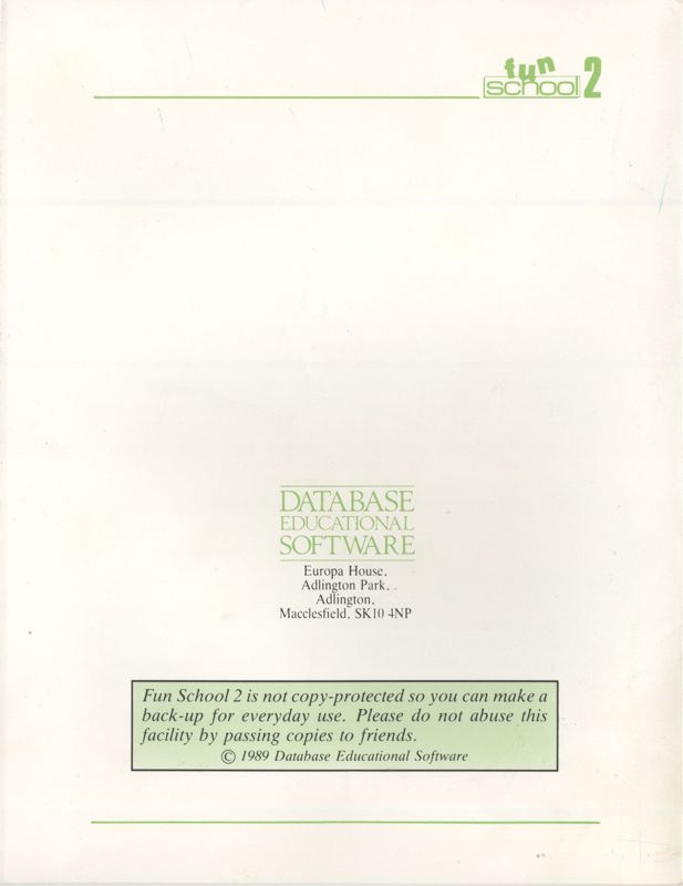 Fun School 2: For 6-8 Year Olds cover or packaging material - MobyGames