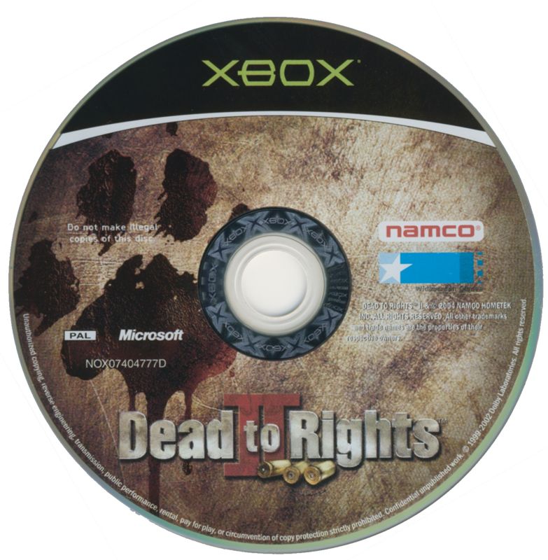 Dead to Rights II cover or packaging material - MobyGames