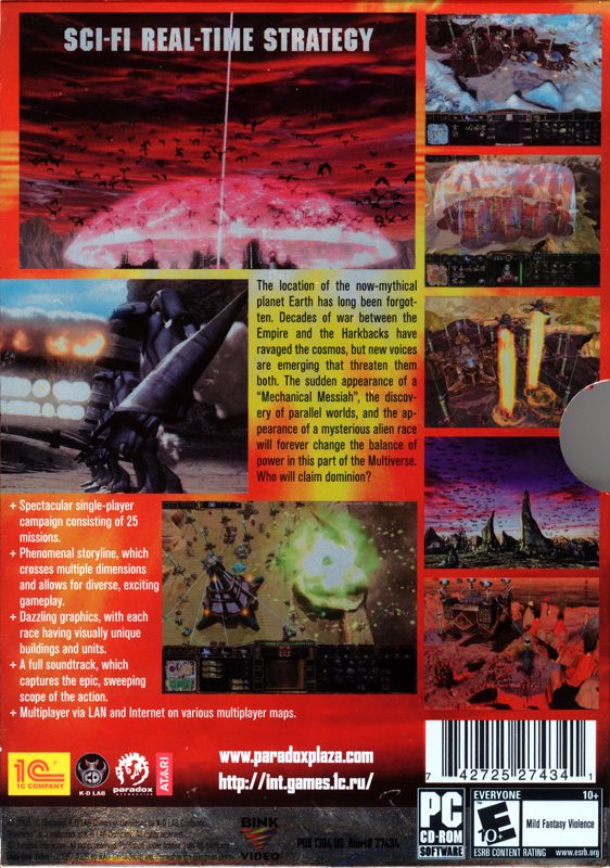 Perimeter: Emperor's Testament cover or packaging material - MobyGames