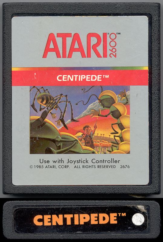 Centipede cover or packaging material - MobyGames