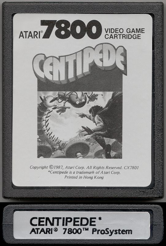 Centipede cover or packaging material - MobyGames
