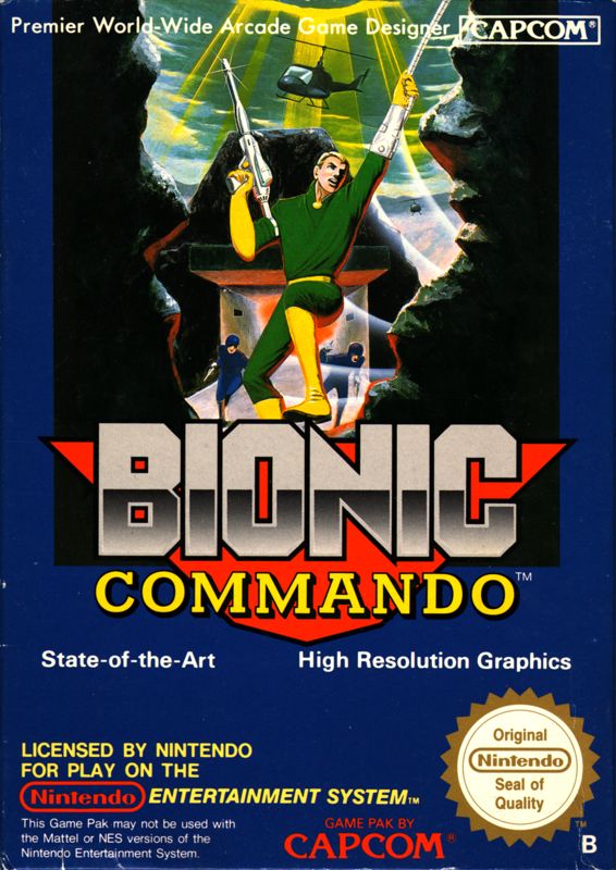 Bionic Commando cover or packaging material - MobyGames