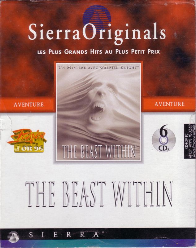 The Beast Within: A Gabriel Knight Mystery cover or packaging material ...