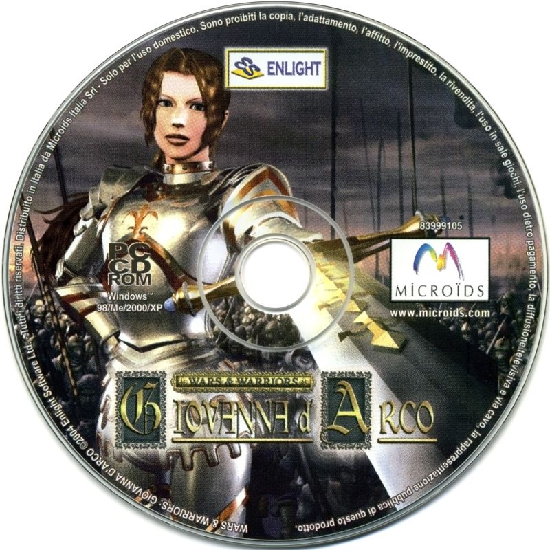 Wars and Warriors: Joan of Arc cover or packaging material - MobyGames
