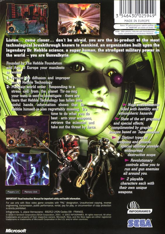 Gunvalkyrie cover or packaging material - MobyGames