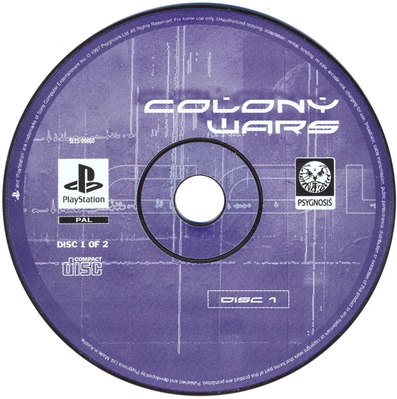 Colony Wars cover or packaging material - MobyGames