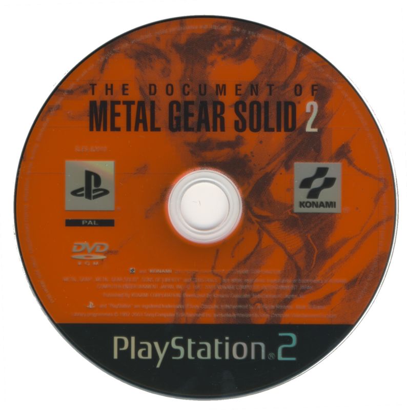 Metal Gear Solid 2: Substance cover or packaging material - MobyGames