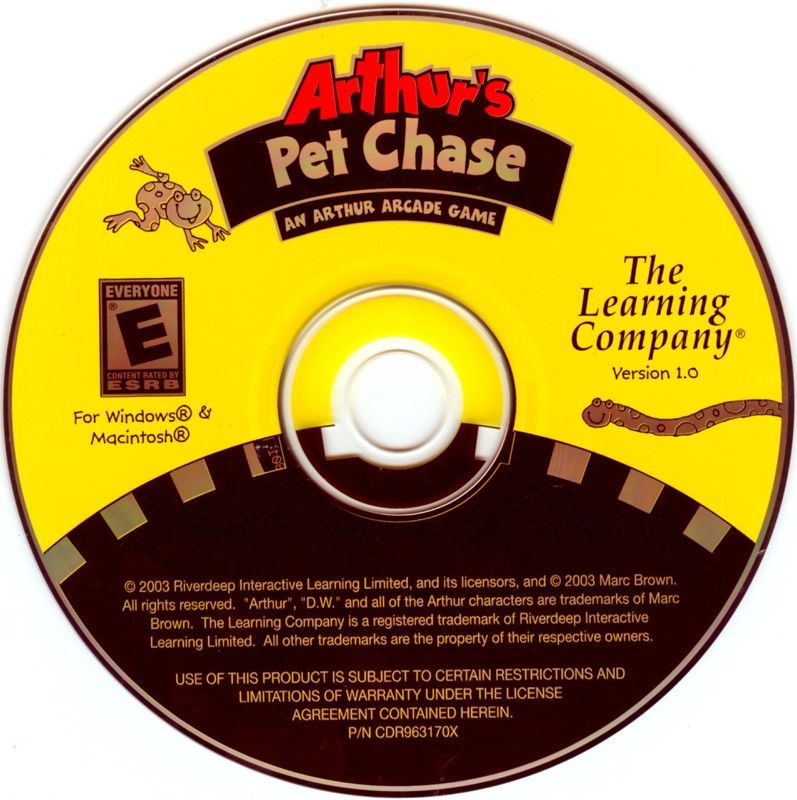 Arthur's Pet Chase cover or packaging material - MobyGames