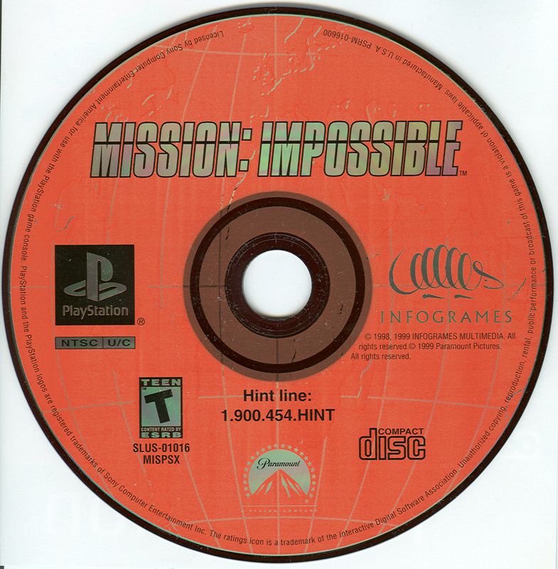 Mission: Impossible cover or packaging material - MobyGames