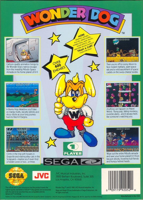 Wonder Dog cover or packaging material - MobyGames