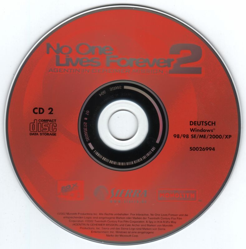 No One Lives Forever 2: A Spy in H.A.R.M.'s Way cover or packaging ...