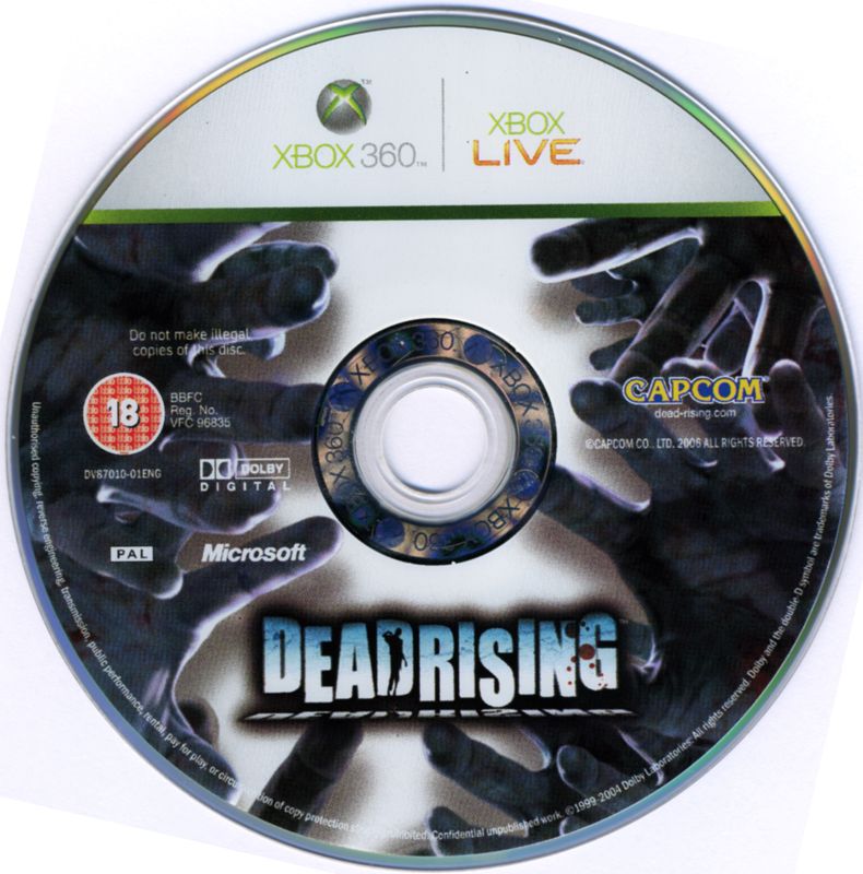 Dead Rising cover or packaging material - MobyGames
