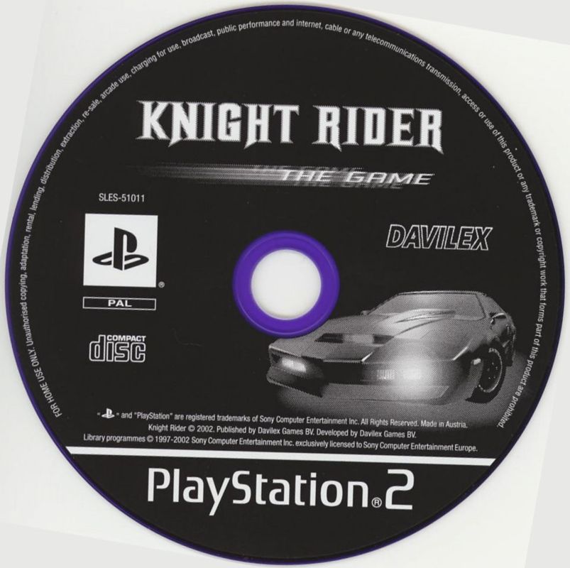 Knight Rider: The Game cover or packaging material - MobyGames