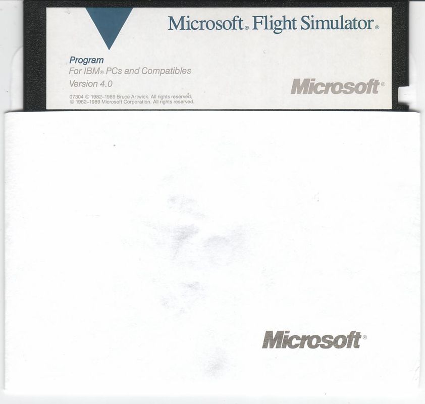 Microsoft Flight Simulator (v4.0) cover or packaging material - MobyGames