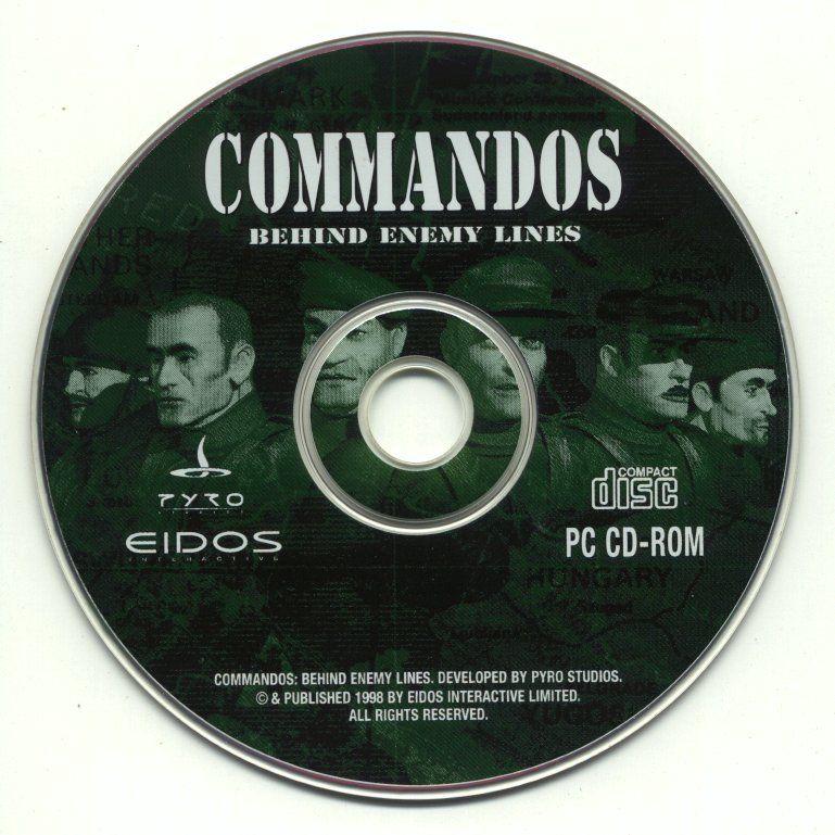 Commandos: Behind Enemy Lines cover or packaging material - MobyGames