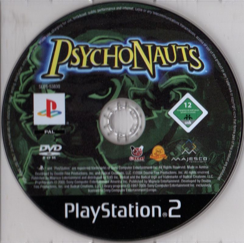 Psychonauts cover or packaging material - MobyGames