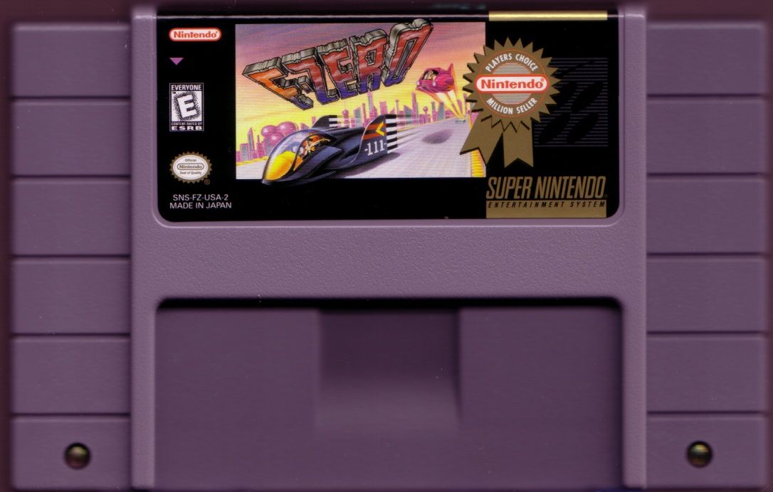 F-Zero cover or packaging material - MobyGames