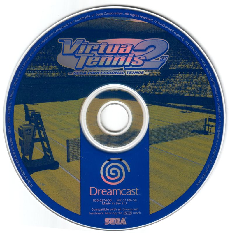 Virtua Tennis 2 cover or packaging material - MobyGames