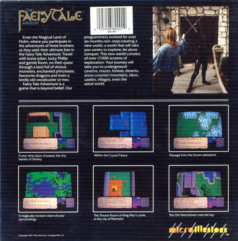 The Faery Tale Adventure: Book I cover or packaging material - MobyGames