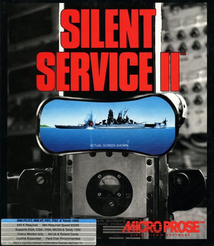 Silent Service II cover or packaging material - MobyGames