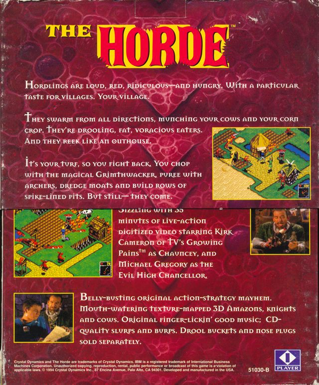 The Horde cover or packaging material - MobyGames