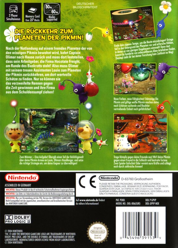 Pikmin 2 cover or packaging material - MobyGames