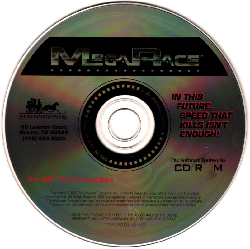 MegaRace cover or packaging material - MobyGames