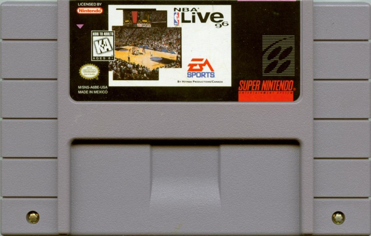 NBA Live 96 cover or packaging material - MobyGames